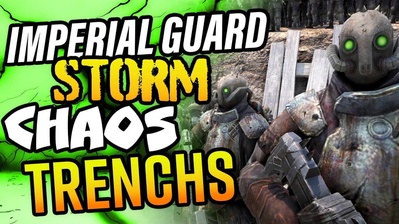 Imperial Conscripts Swarm a Chaos Trench Line! | UEBS2 Warhammer 40k ...