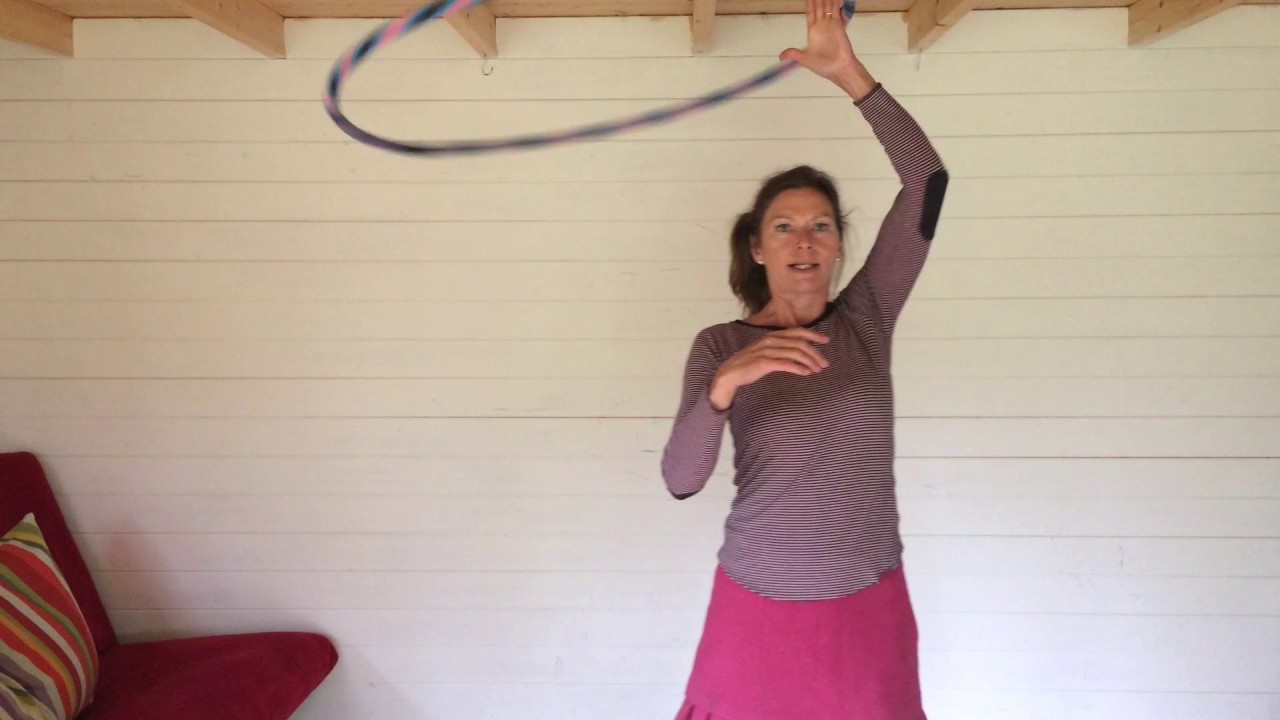 beginners hoop flow tutorial 018 waist to lasso - YouTube