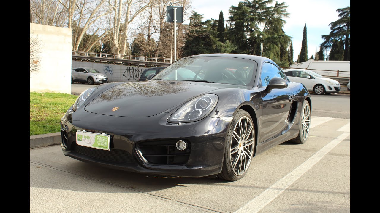 Porsche Cayman 981 2.7,Black Editon,Man,Cerchi 20,Porsche Sound - YouTube