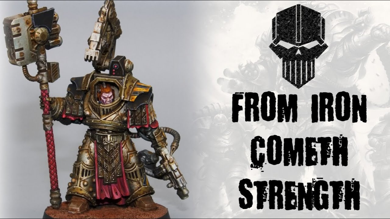 PAINTING IRON WARRIORS WARSMITH FOR WARHAMMER: THE HORUS HERESY - YouTube