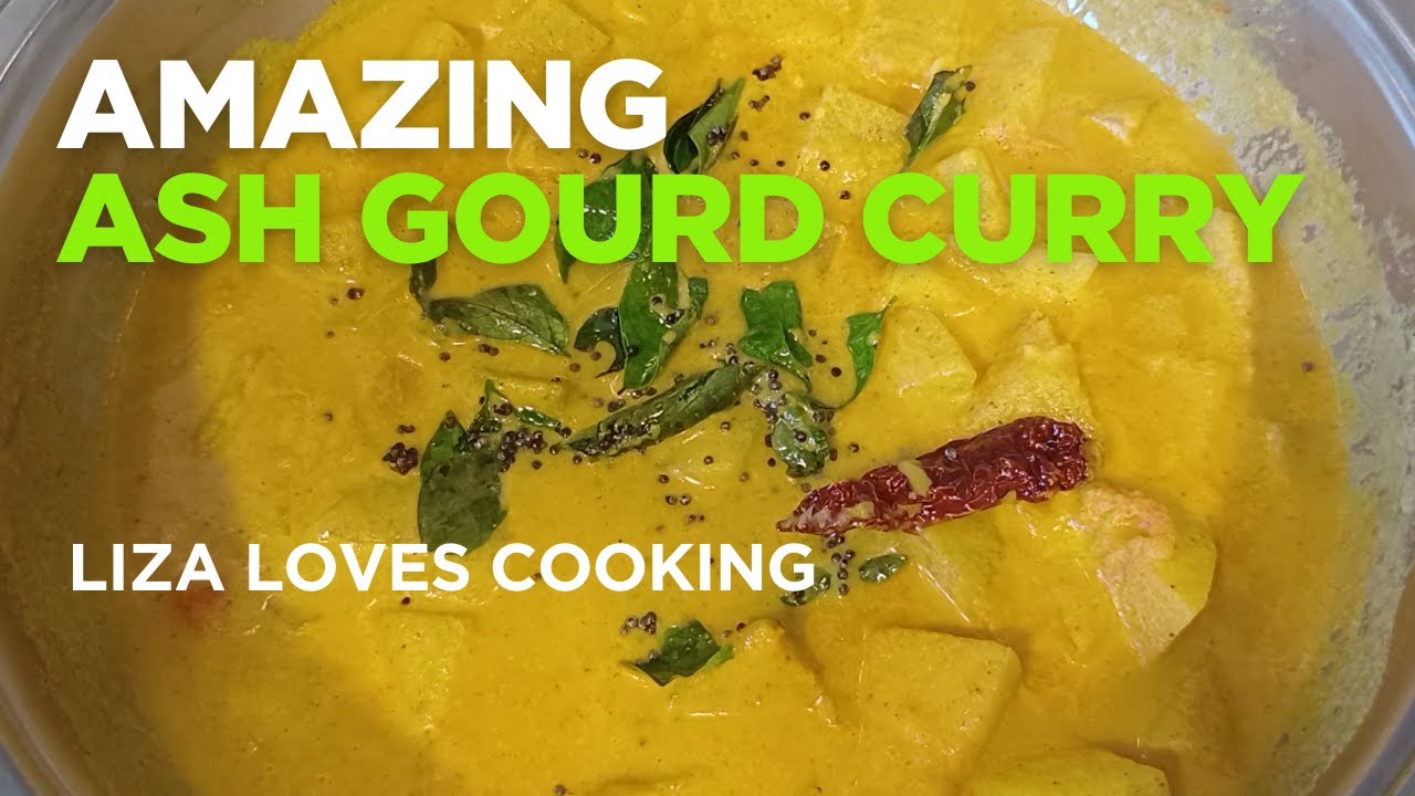 Indian Ash Gourd Curry - YouTube