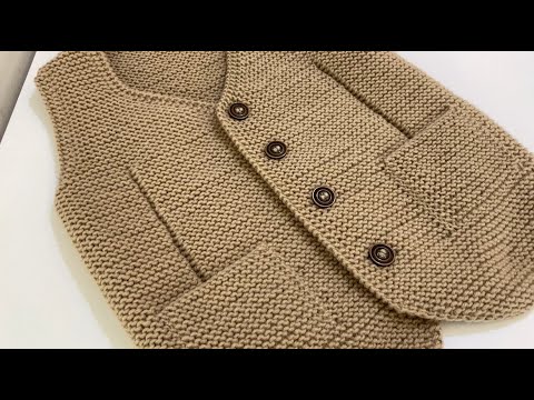 Kolay Erkek çocuk cepli cepken modeli Baştan sona Detaylı anlatım | Örgü Paylaşım