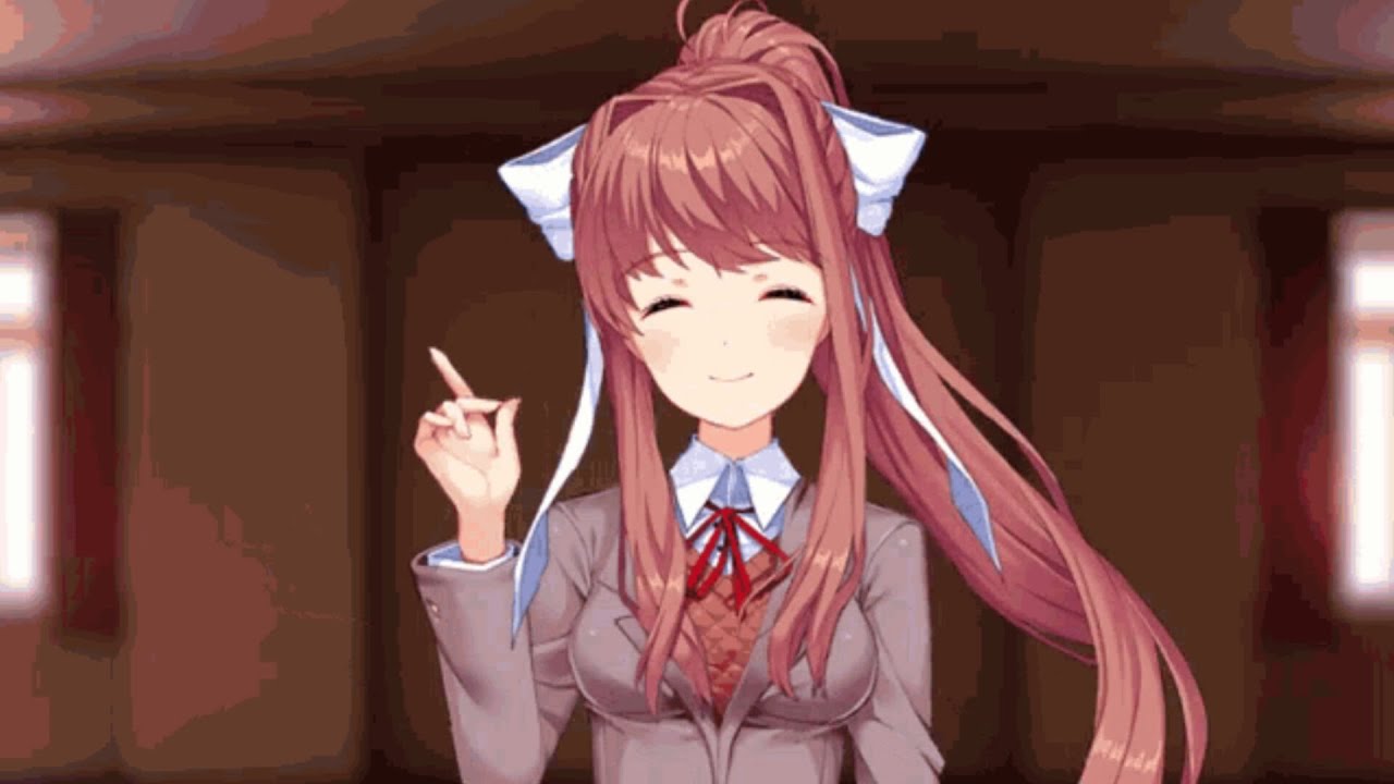 DOKI DOKI literature Club monika dance ANIMATON - YouTube