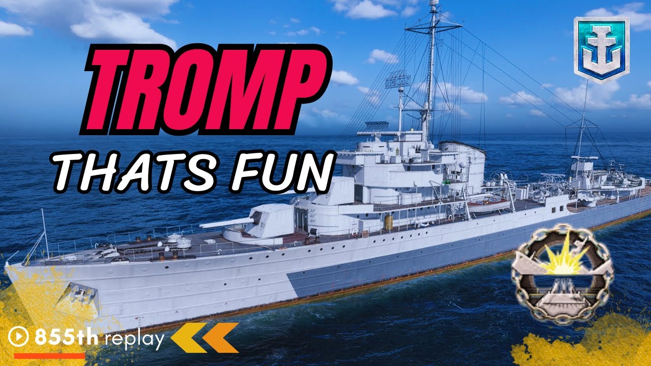 TROMP Destroyer / WoWs / World of Warships #wows #worldofwarships # ...