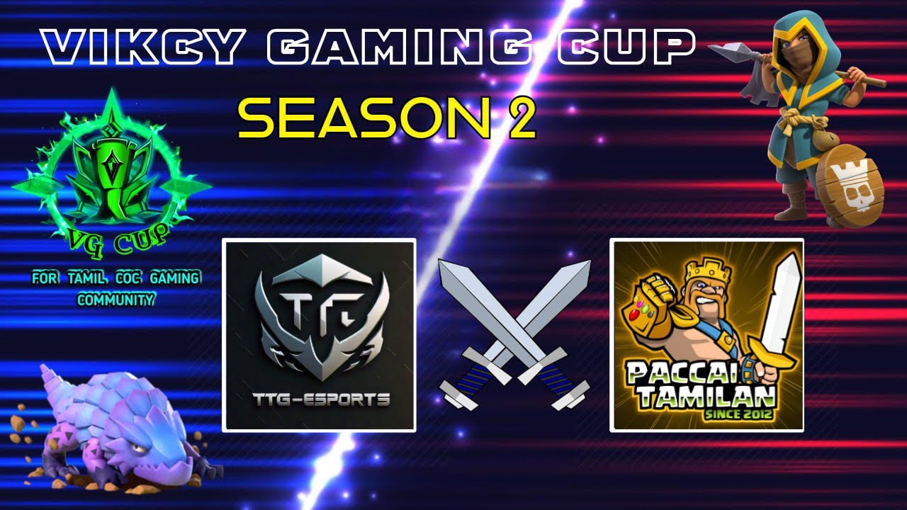 Tamil Tigers vs Paccai Tamilan | Group A Round 3 | Vicky Gaming - YouTube
