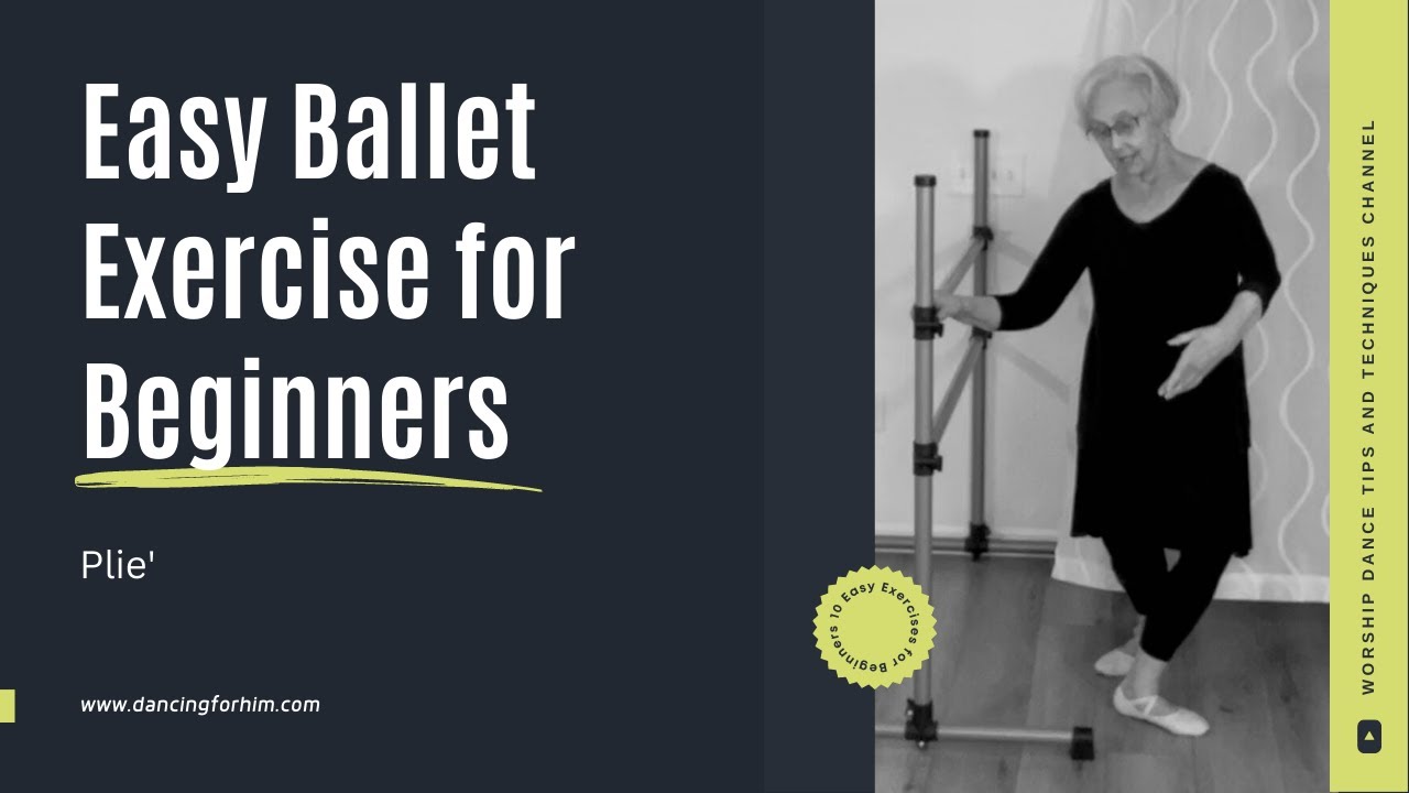 Easy Ballet Exercise Plie' - YouTube