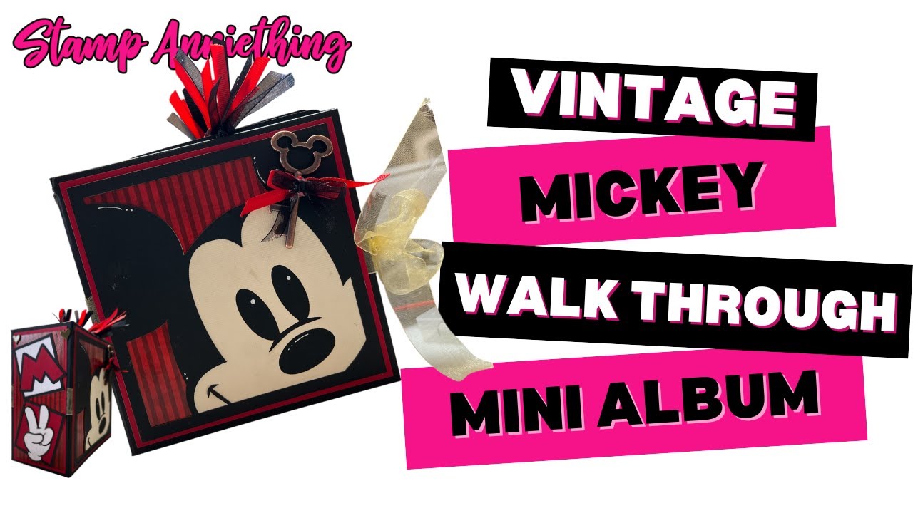 Vintage Mickey Mini Album Class Walkthrough | Registration - YouTube
