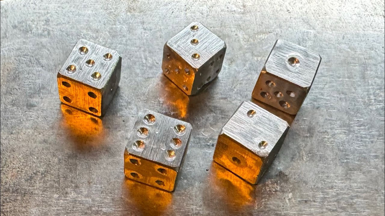 I Tried Forging Metal Dice… and It Was Tough! - YouTube