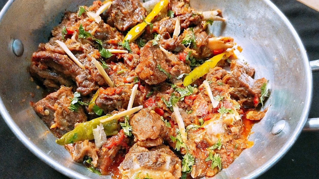 Lahori Butt Karahi | Spicy Mutton Karahi | Karahi Gosht Recipe | Eid ...