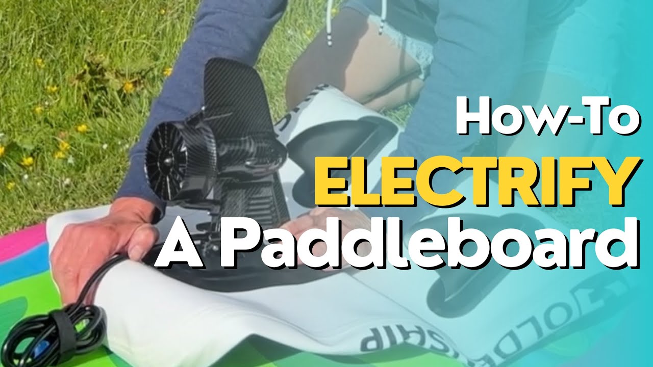 Hiqmar stand up paddle board electric fin Review - YouTube