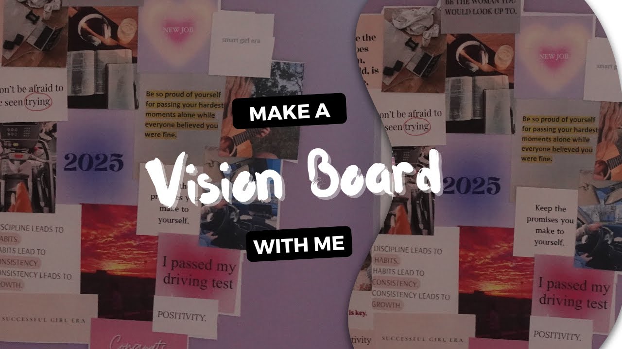 Make a vision board with me! - YouTube