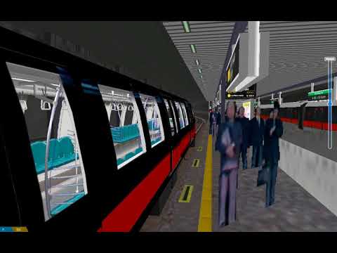 Alstom C830 on Harbourvale Line (OpenBVE) - YouTube