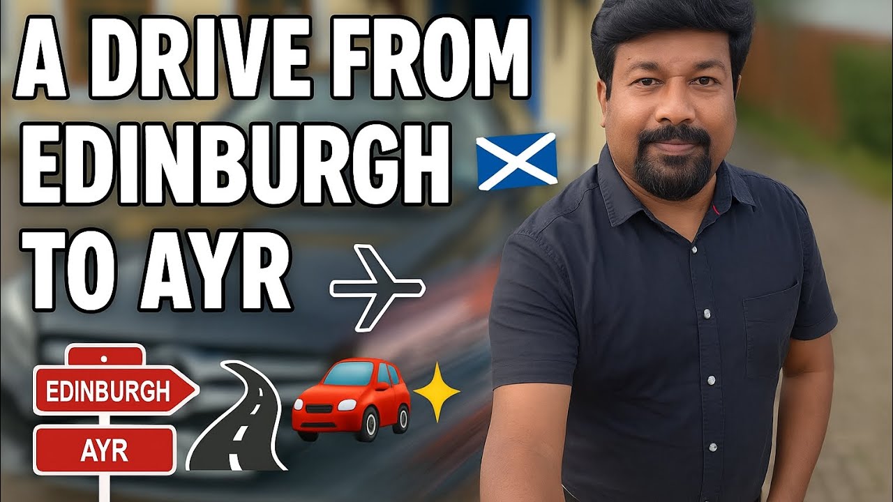 A Drive from Edinburgh to Ayr | Road Trip Through Scotland 🇬🇧🚗 - YouTube