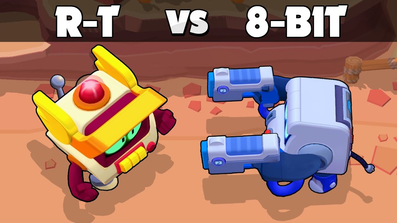R-T vs 8-BIT | Brawl Stars - YouTube