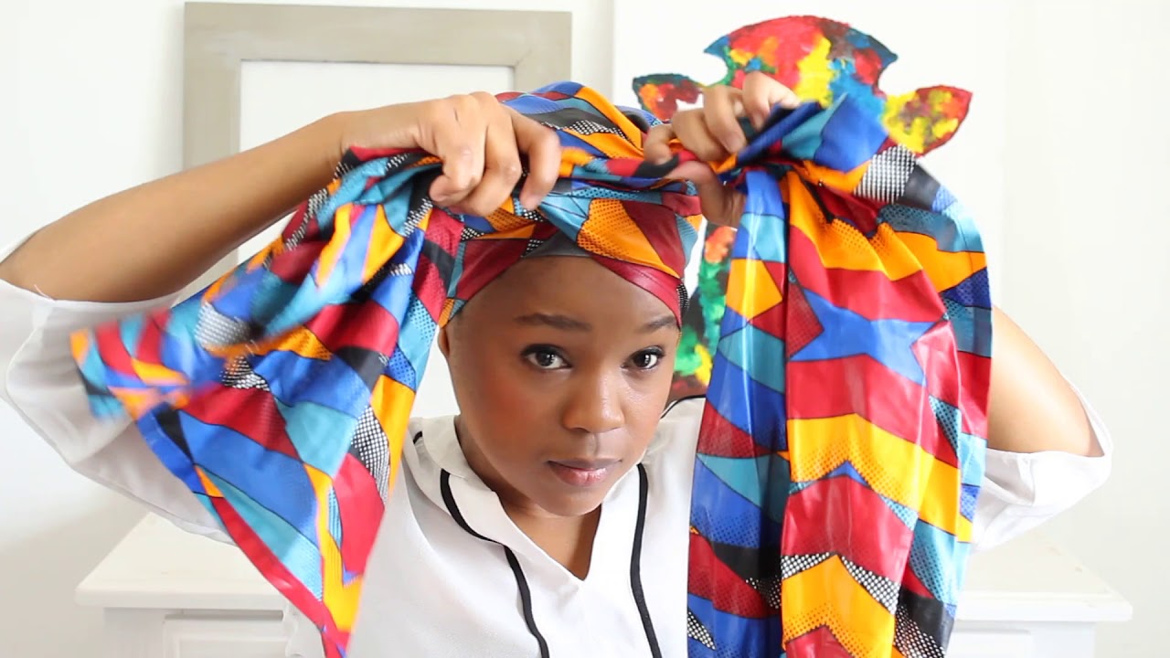 Beginner Head Wrap Tutorial - YouTube