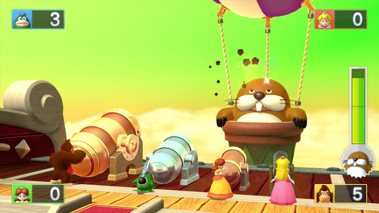 Mario Party 10 - Mega Monty Moles Maze Mischief - YouTube