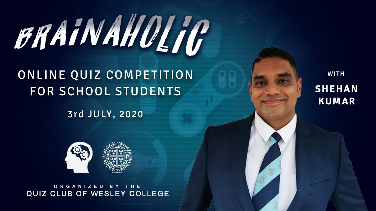 Brainaholic | Fun Quiz | Quiz Club of Wesley College | Quiz Master ...