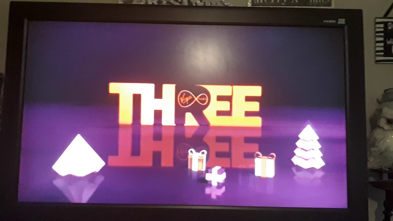 Virgin Media Three Christmas Ident 2018 - YouTube