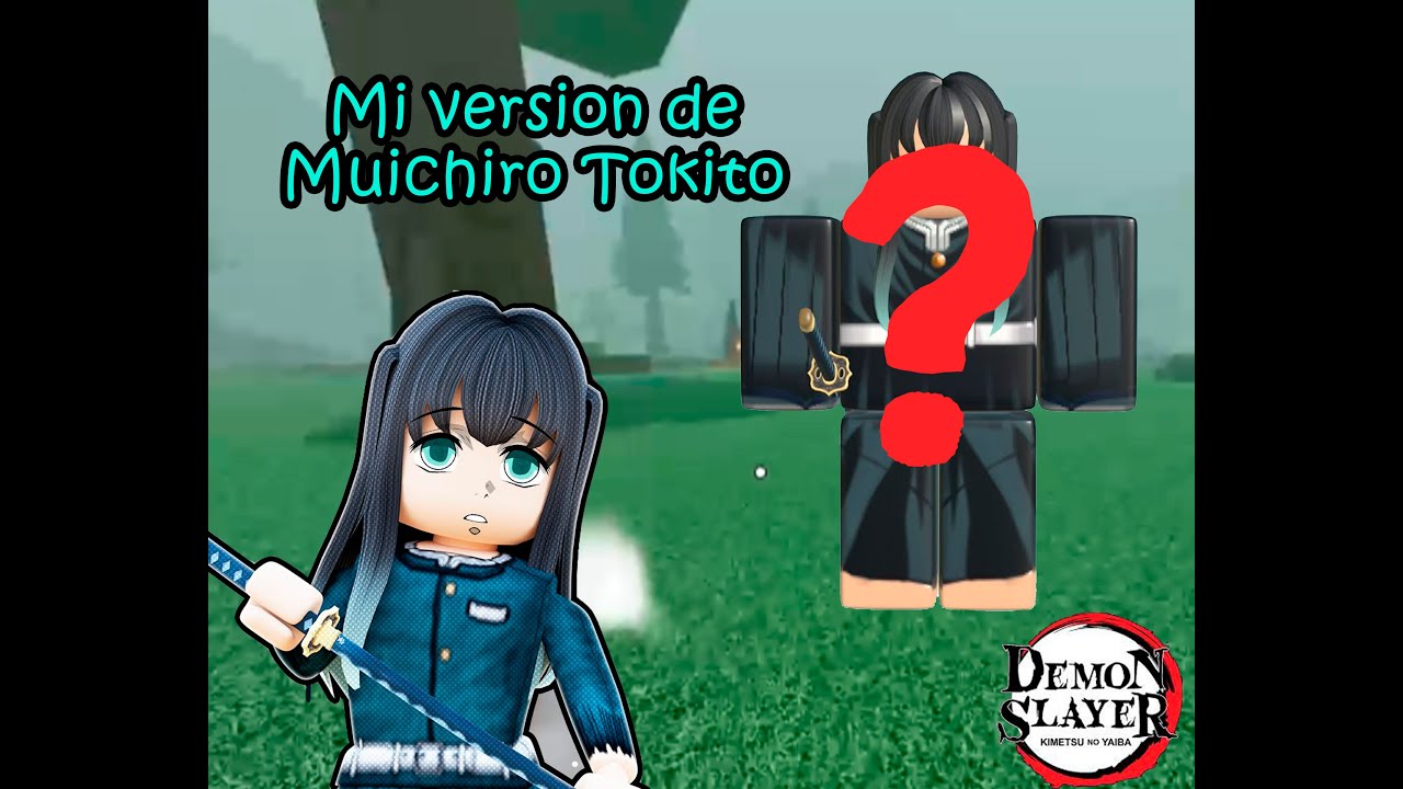 Me visto como Muichiro Tokito en #roblox y luego jugamos epicamente ...