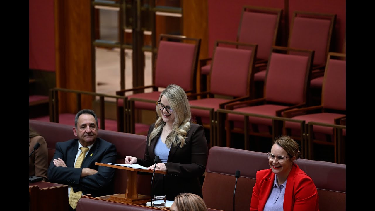 Inaugural Speech of Senator Ellie Whiteaker, Labor Senator for WA - YouTube