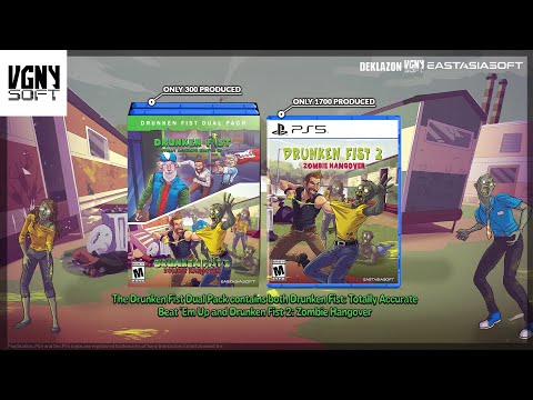 Drunken Fist 2 (PS5) - Official VGNYsoft Trailer