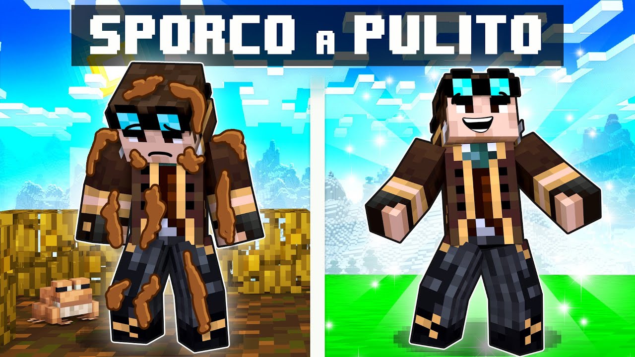 MINECRAFT SPORCO LURIDO ZOZZO DIVENTA PULITO!! - YouTube