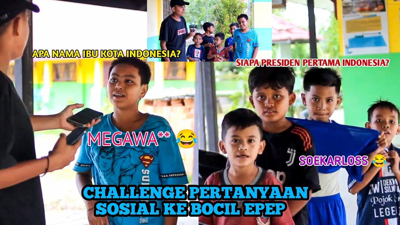 Jawaban Kocak Bocil Epep 😂 - challenge pertanyaan - YouTube