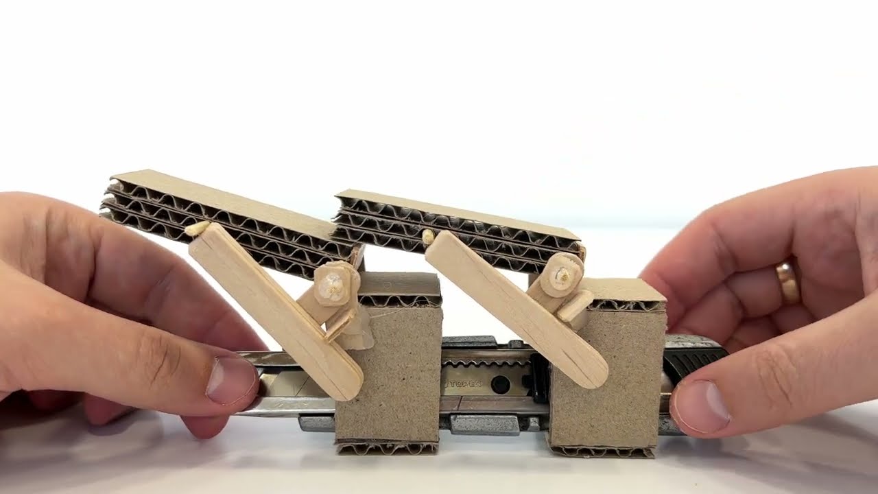 Making an Domino Ring from Cardboard - YouTube