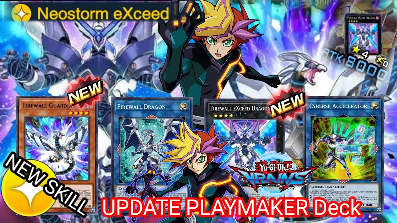 FIREWALL EXCEED DRAGON UPDATE PLAYMAKER Deck [Yu-Gi-Oh! Duel Links ...