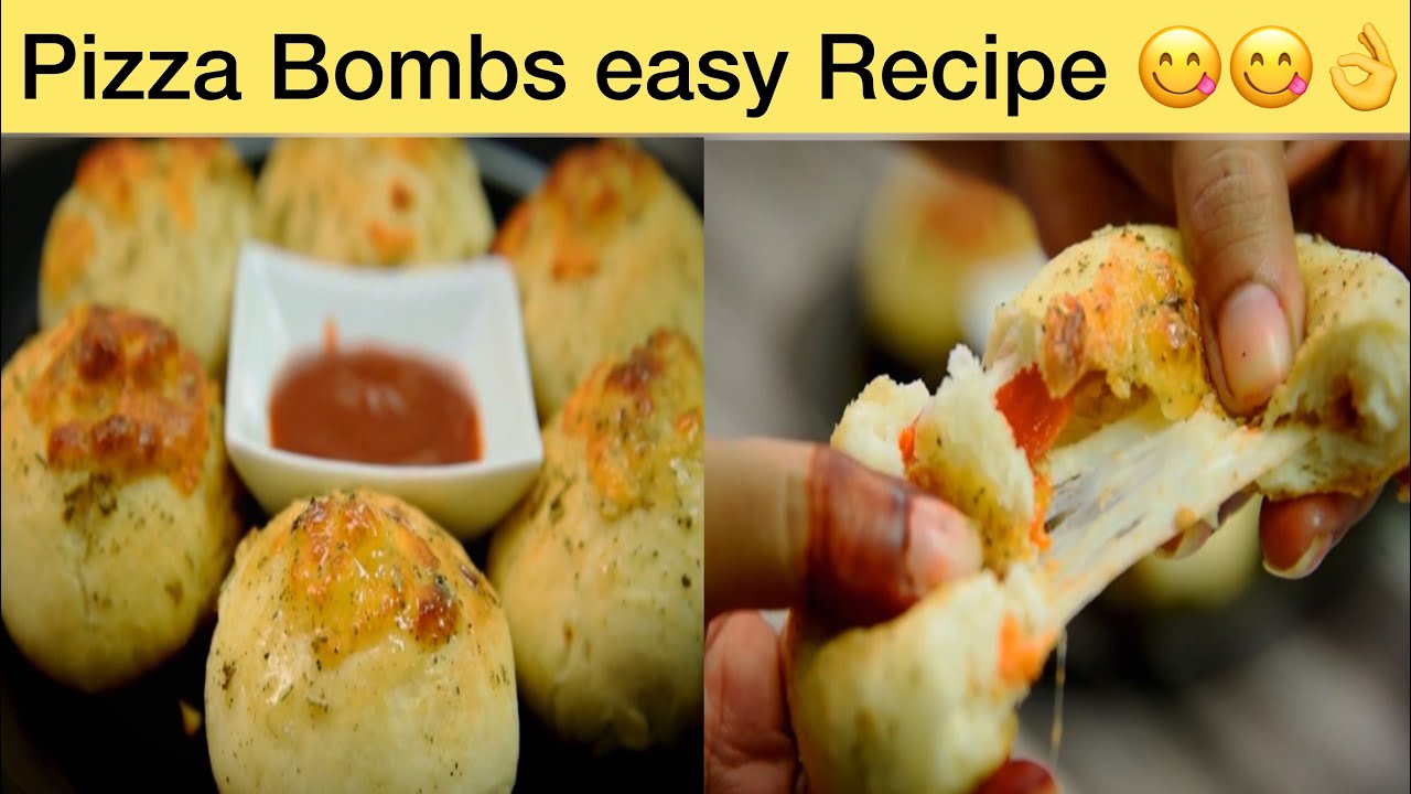 Pizza bombs easy recipe | how to make easy pizza bombs by farhan ...
