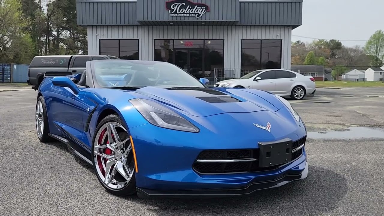 2014 Laguna Blue Corvette Convertible