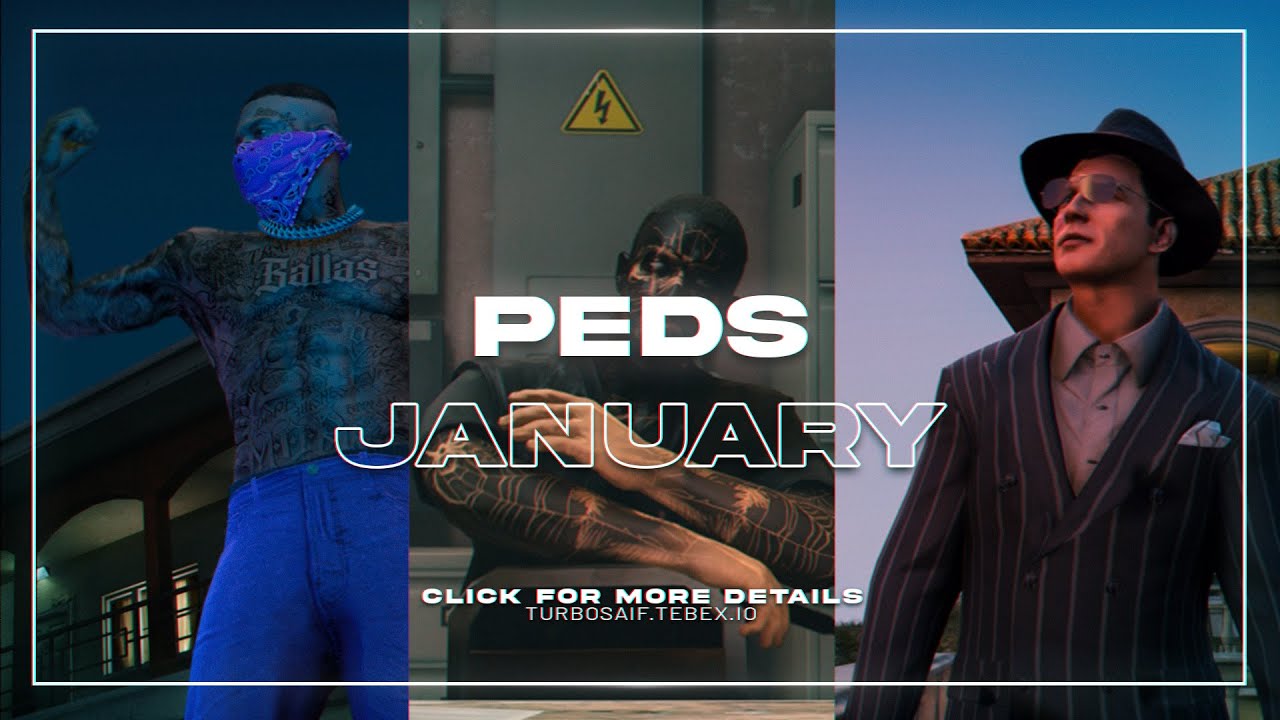 [CUSTOM PED] January Release (Gang, Lost MC & Mafia) FiveM GTA 5 RP ...