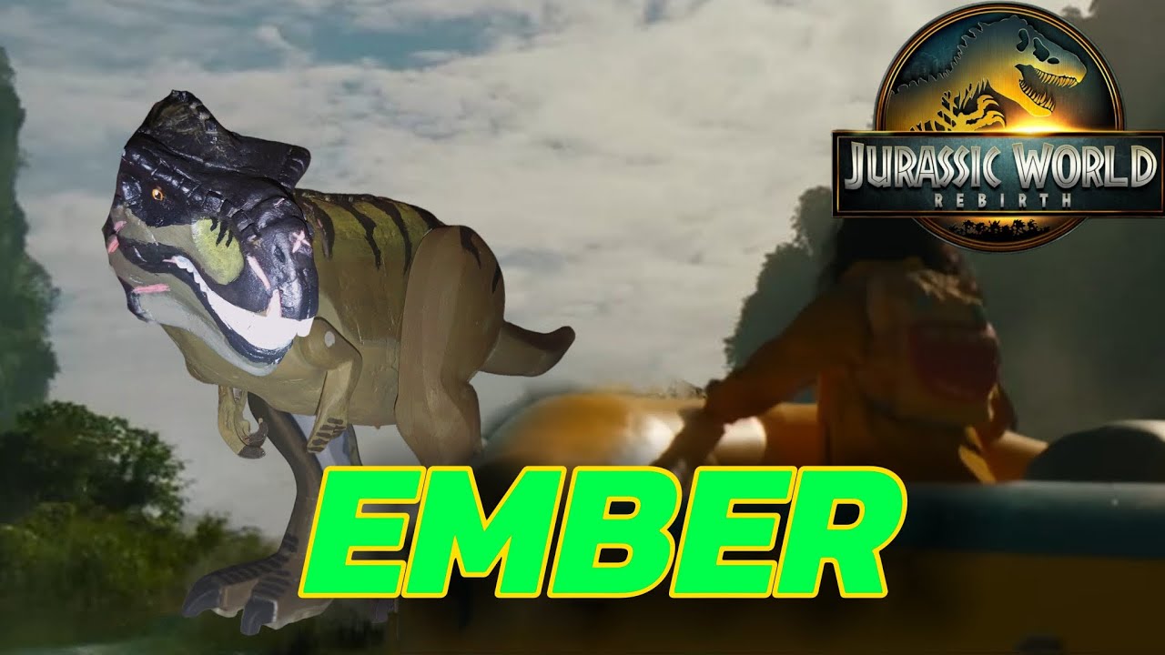 TYRANNOSAURUS REX EMBER LEGO CUSTOM JURASSIC WORLD REBIRTH|Jurassic ...