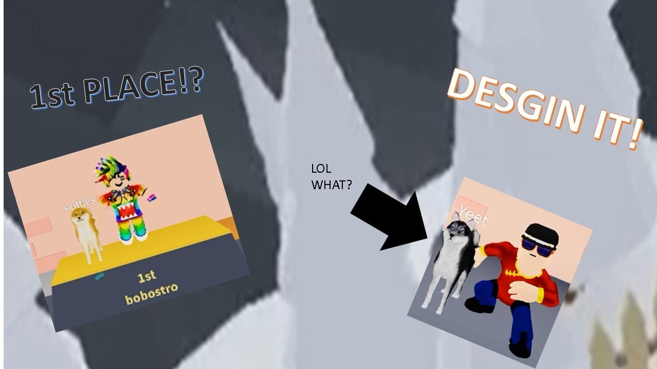 1st place! in design it! Roblox Design It ! - YouTube