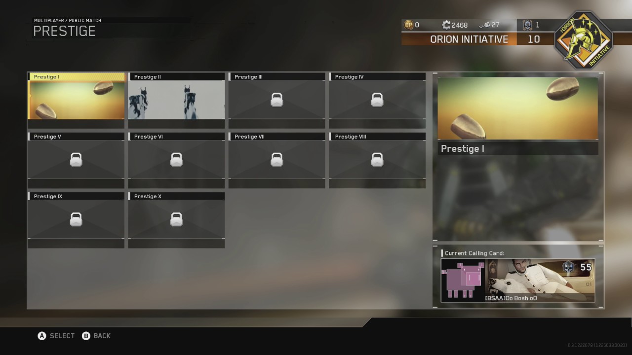 Call of Duty Infinite Warfare Prestige 2 - YouTube