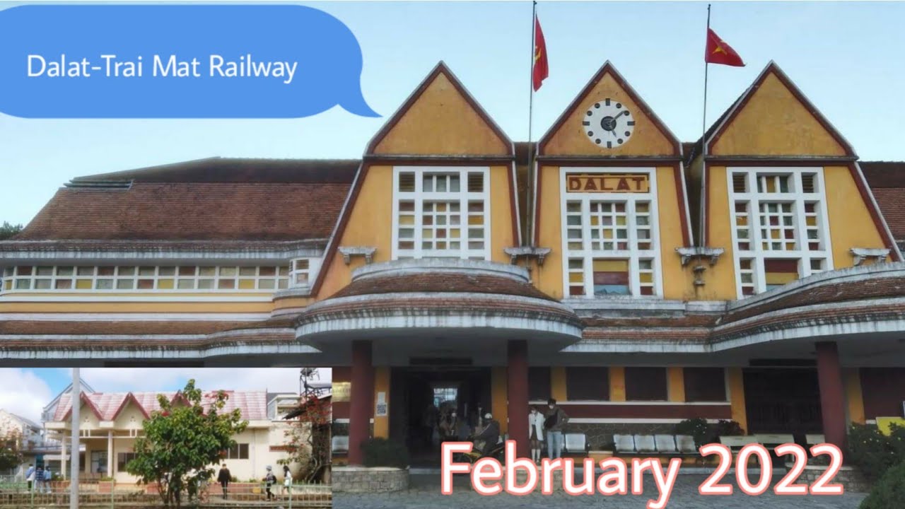 Dalat Railway Station, Ga Đà Lạt, a 7-km restored section currently ...