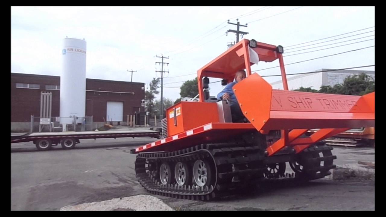 RT-01 U Ship Trimmer (Rubber Tracks) - YouTube