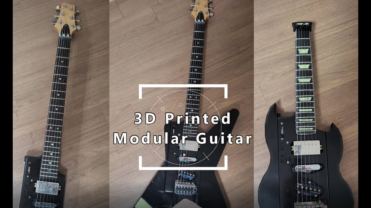 3D Printed Modular Guitar - YouTube
