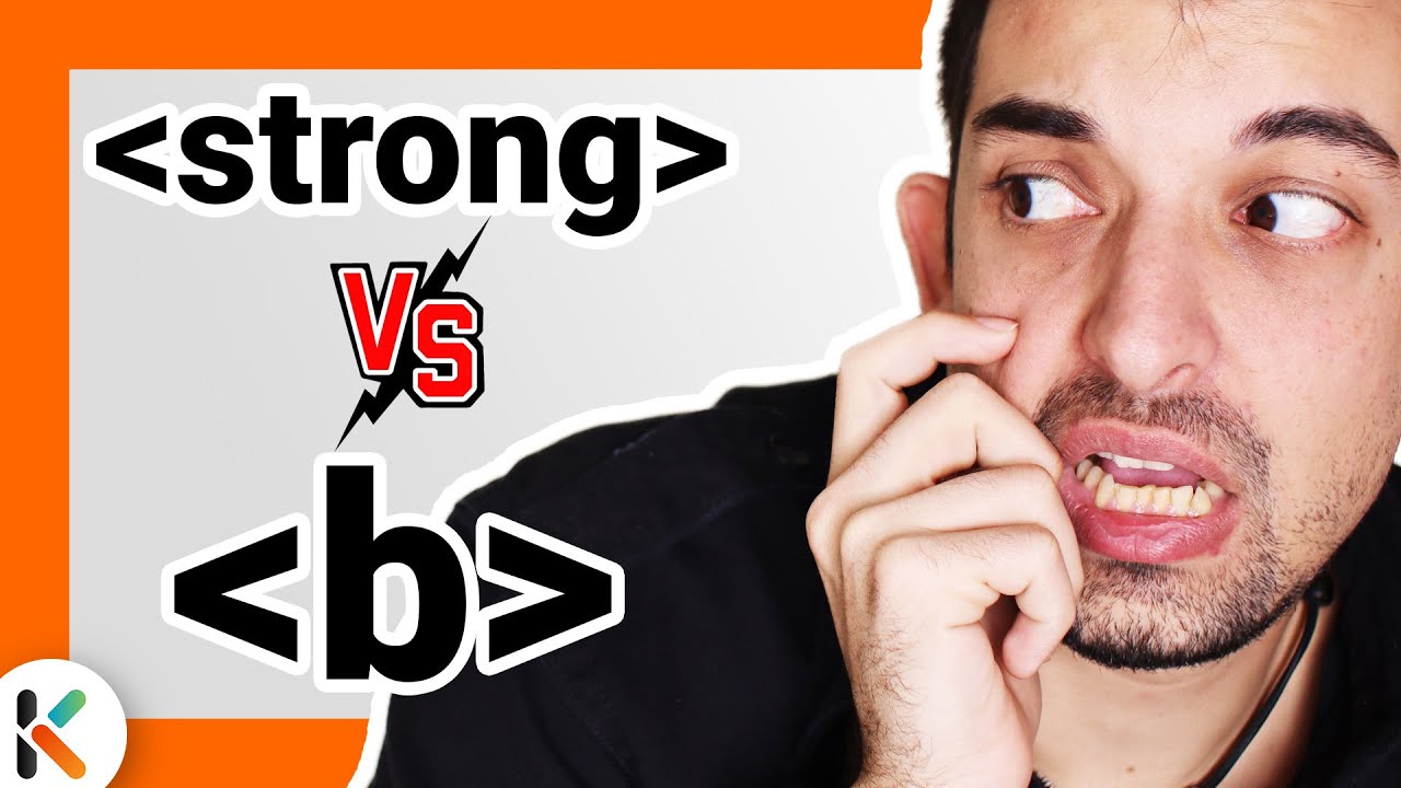 🧡 ¿Usar la etiqueta strong o b en HTML? [poner texto en negrita] - YouTube