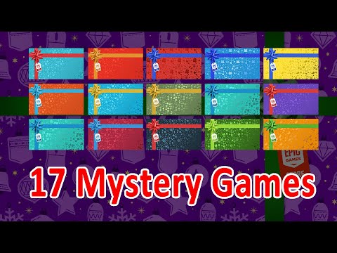 How many FREE Mystery Games we get from Epic in December 2025?