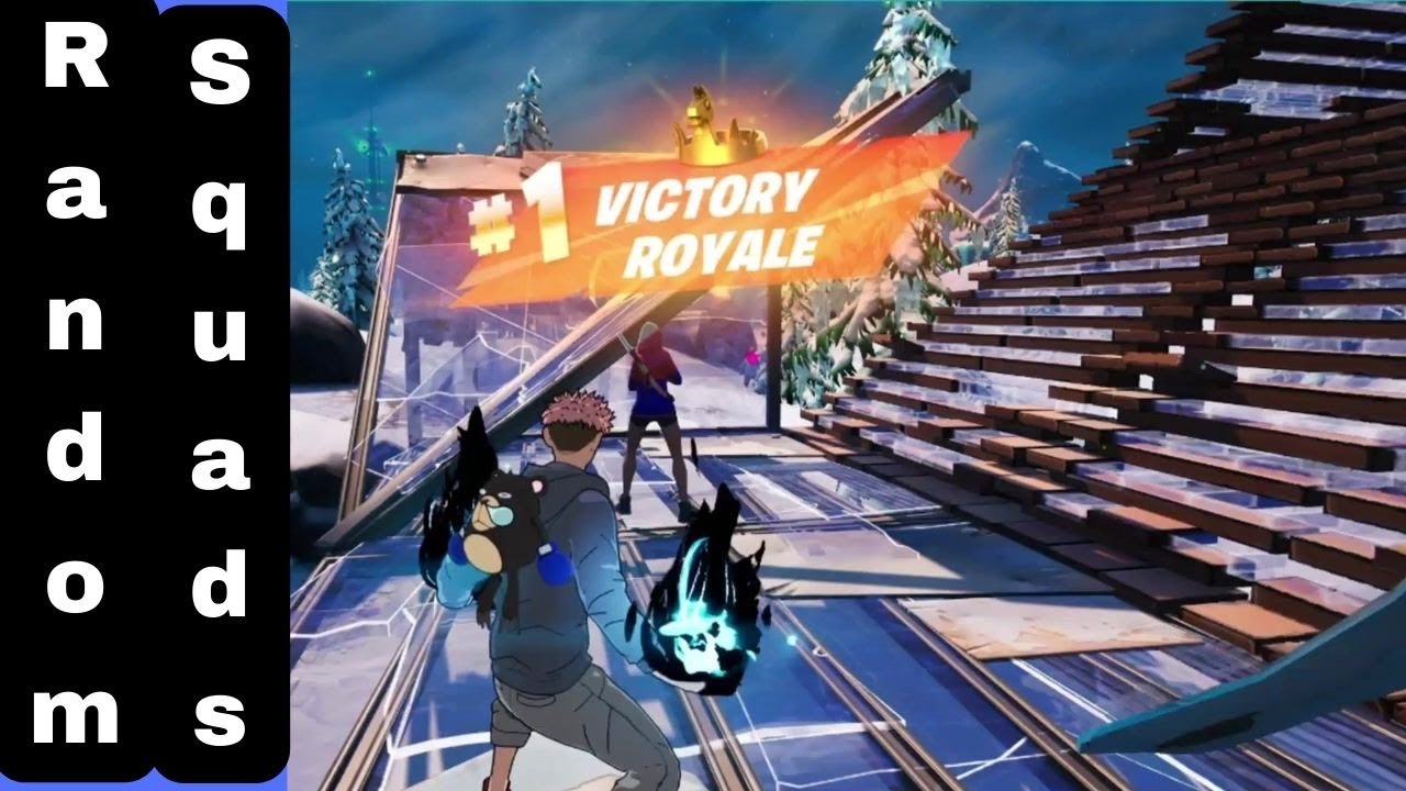 Fortnite BR : Random Squads Wins... - YouTube
