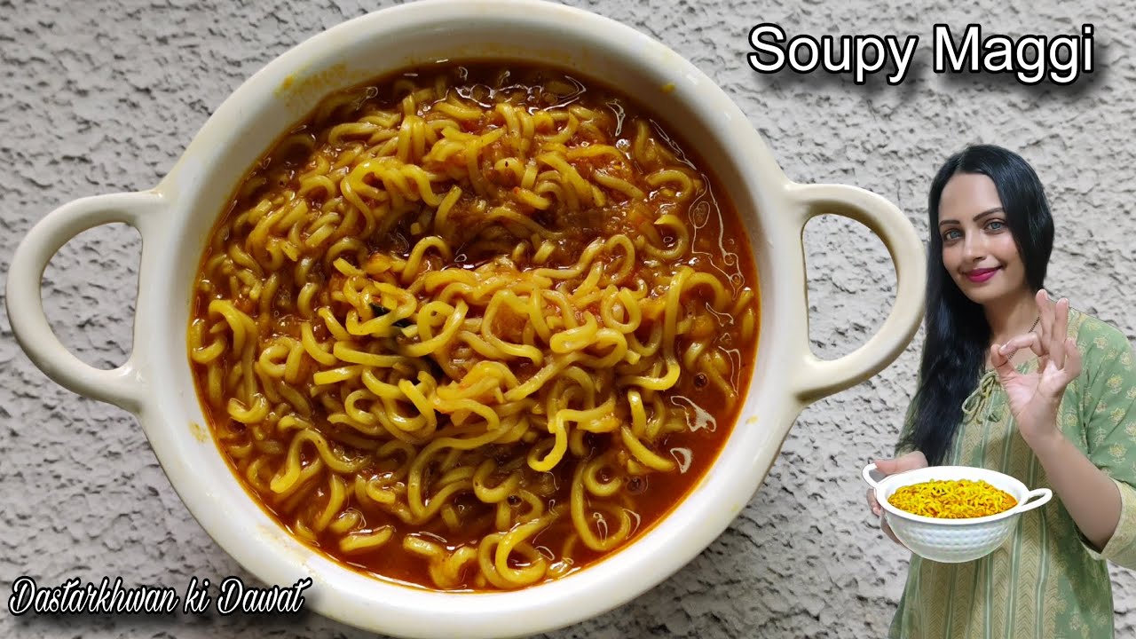 Soupy Maggi Noodles | Monsoon Special - YouTube