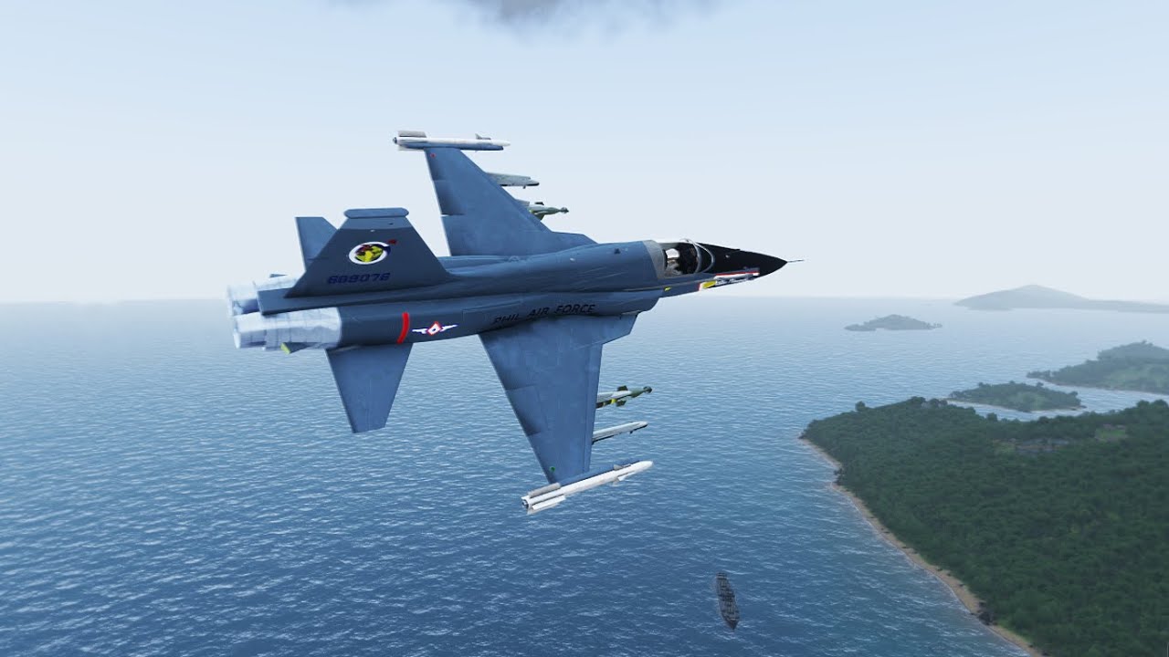 Philippine AirForce -F5 Jet - MV Karagatan - Arma III Gameplay - YouTube
