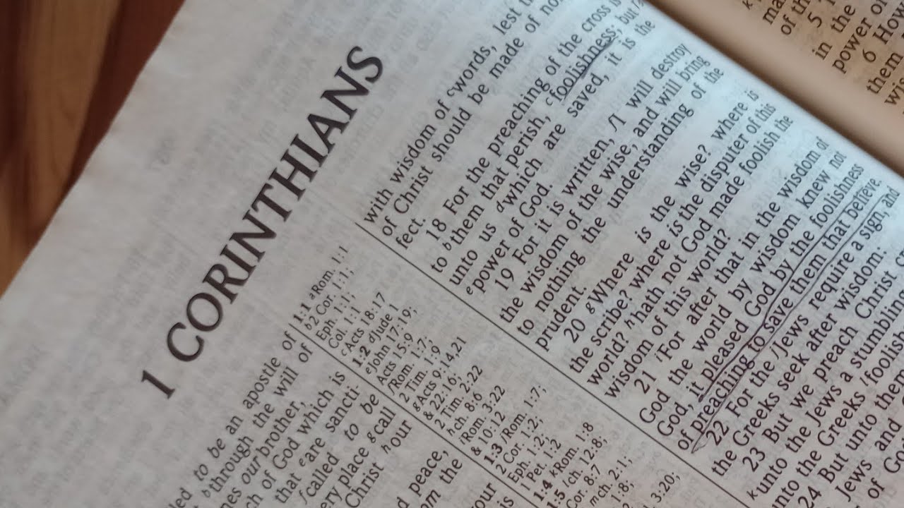 1- 1 Corinthians 1-Stop the Disunity In The Church!! - YouTube