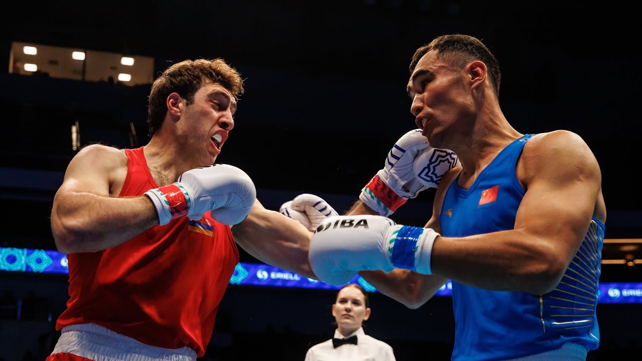 Davit Chaloyan (ARM) vs. Danabieke Bayikewuzi (CHN) IBA World Boxing ...