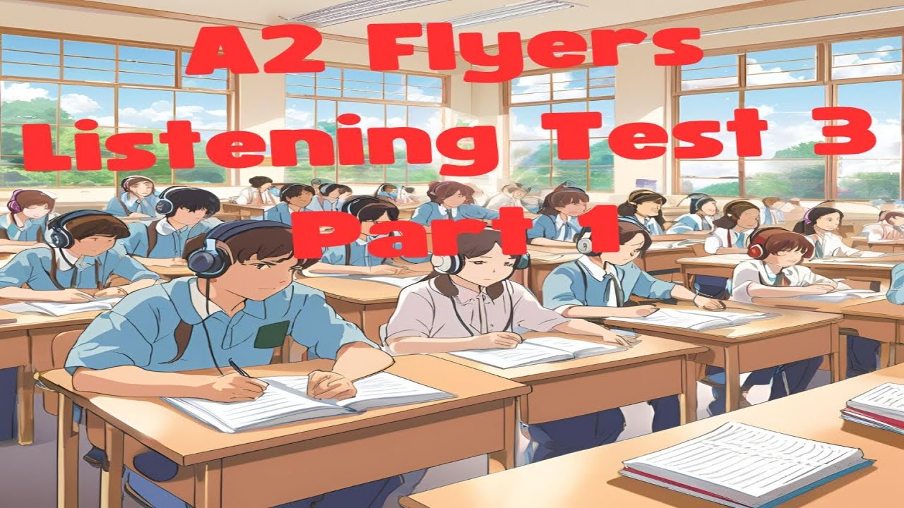 A2 Flyers Listening Test 3 Part 1 with Transcript - YouTube