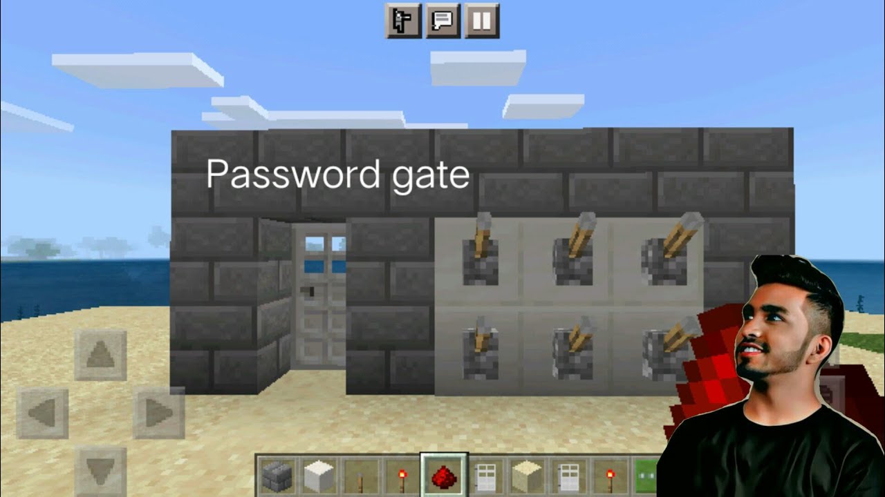 How to make password door in Minecraft.. easily - YouTube