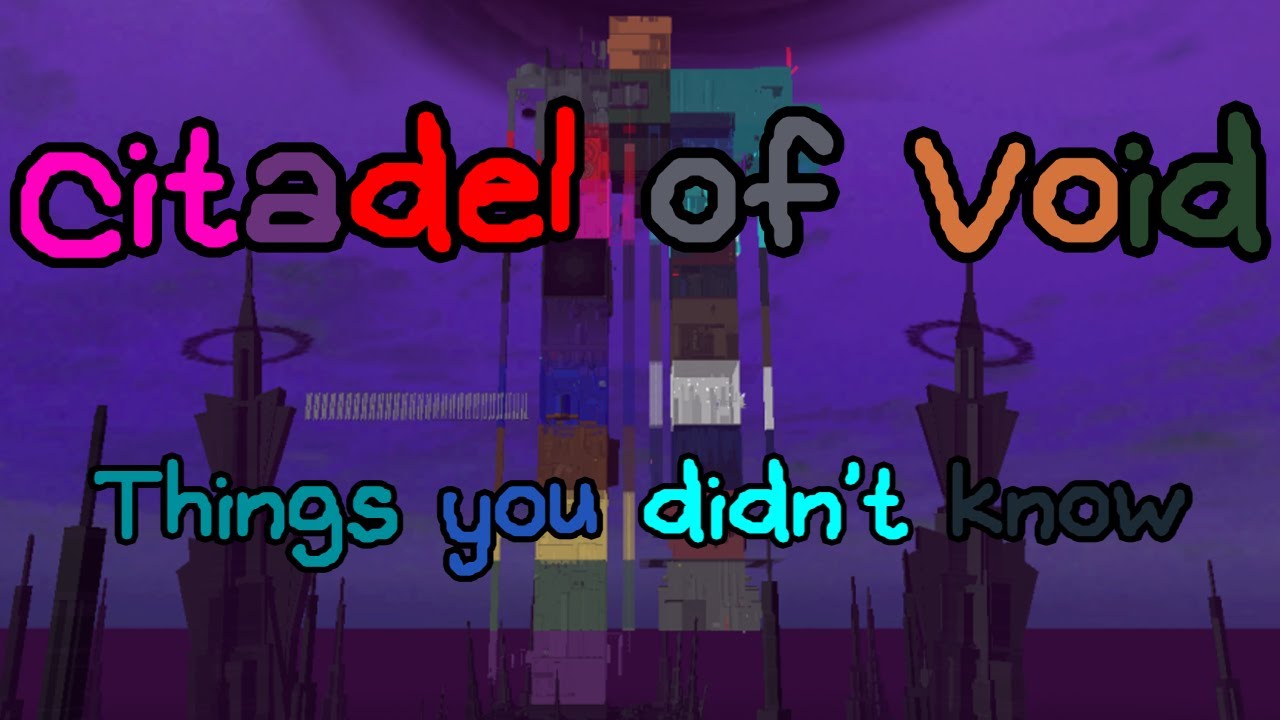 What You Forgot About Citadel of Void - JToH - YouTube