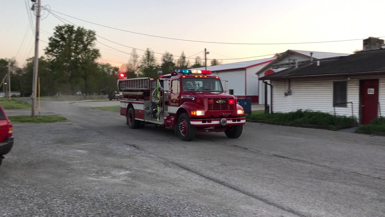 Fairfield Rural Fire Dept. Engine 5 ( Air Horn & Q ) - YouTube
