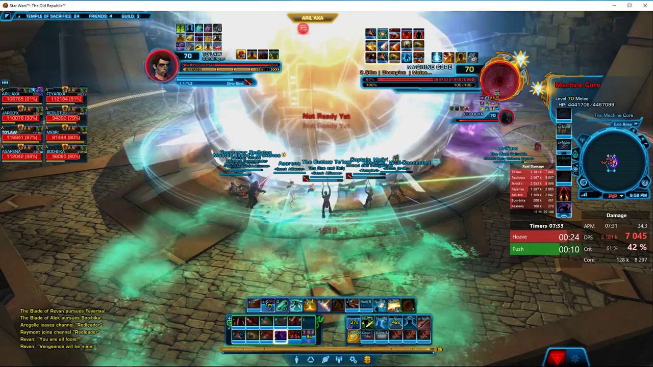 SWTOR ToS Revan kill (dps pov) - YouTube